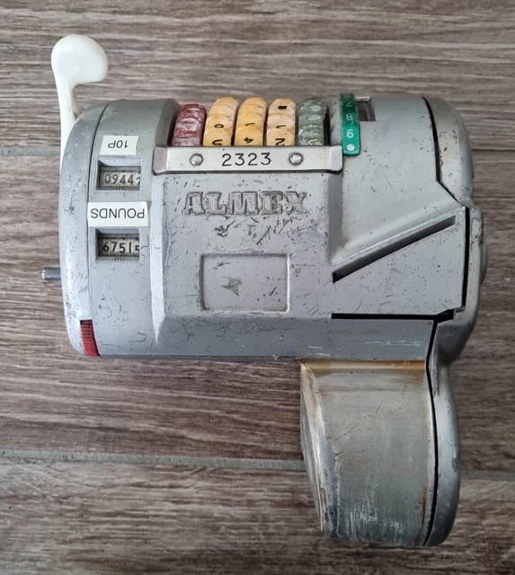 VINTAGE ALMEX TYPE A Bus / Railway Ticket Machine With Carry Case £39. ...