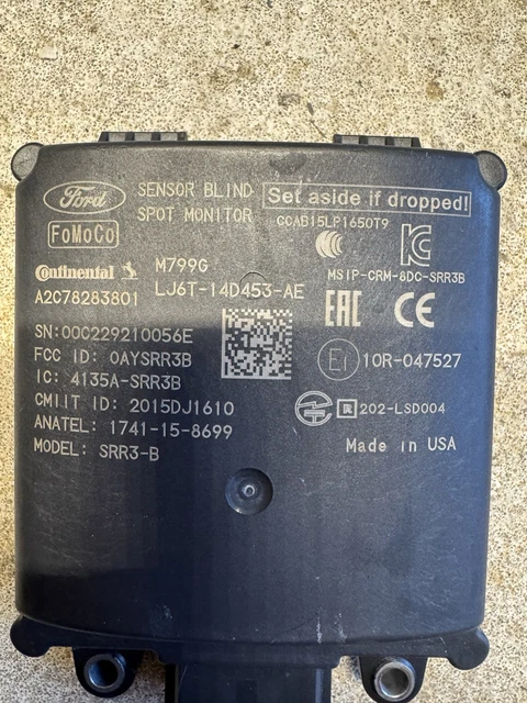 2020-2024 FORD ESCAPE Rear Blind Spot Radar Sensor OEM LJ6T-14D453-AE ...