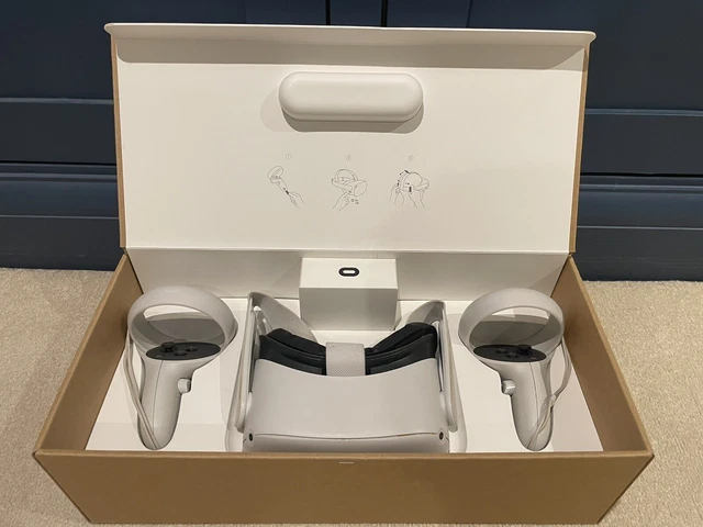 META OCULUS QUEST 2 64GB VR headset with Controllers in Box £68.00 ...