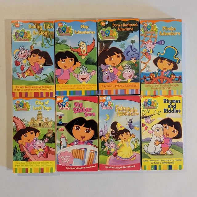 Dora The Explorer Map Adventure Pirate Fairytale Vhs Nick Jr