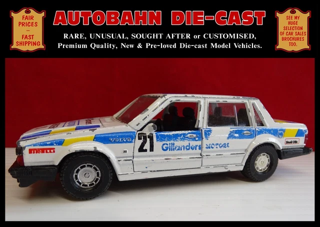 VOLVO 740 TURBO ; Rare Gillanders Of Aberdeen Promotionnel Corgi ...