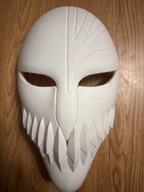 BLEACH PAINT YOUR Own Kurosaki Ichigo Full Face Hollow Mask Cosplay 3D ...