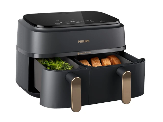 PHILIPS NA352/00 AIRFRYER 3000 Series Dual Basket 9L Kapazität (3L+6L ...
