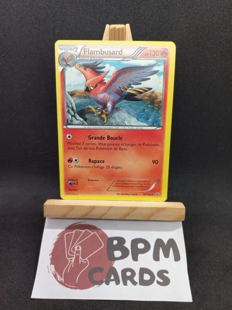 POKEMON CARD FLAMBUSARD 15/108 Rare XY Roaring Sky FR #2 £2.02 ...