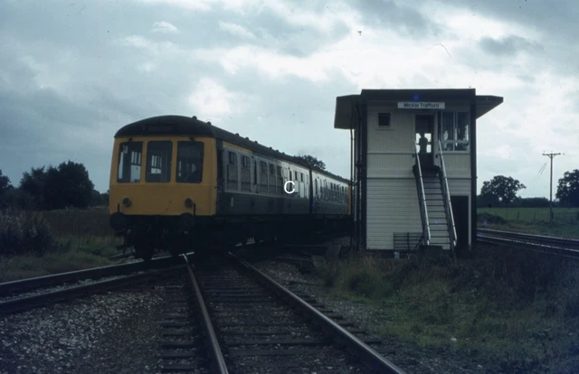 ORIGINAL 35MM BRITISH Railway B.r Slide - Dmu Class 108 At Mickle ...