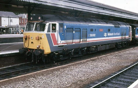 ORIGINAL COLOUR SLIDE of 50002 BR class 50 diesel loco £2.25 - PicClick UK