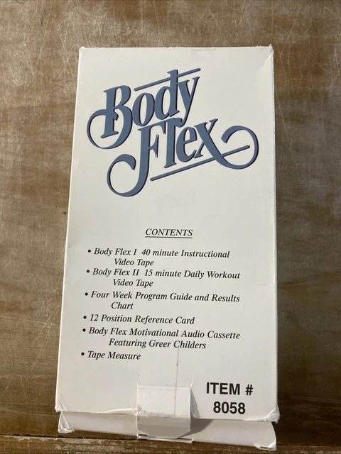 BODY FLEX I & II VHS Tapes & Cassette Greer Childers Work Out Exercise ...
