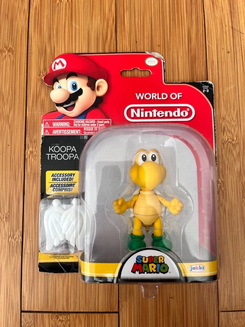 WORLD OF NINTENDO Super Mario Bros Koopa Troopa With Wings 3.5' Toy ...