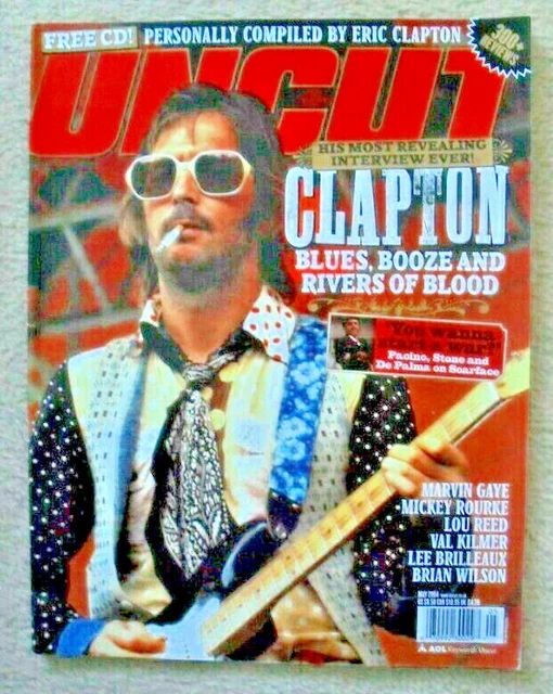 ERIC CLAPTON CREAM UNCUT Rock Music magazine Lou Reed Brian Wilson EUR ...