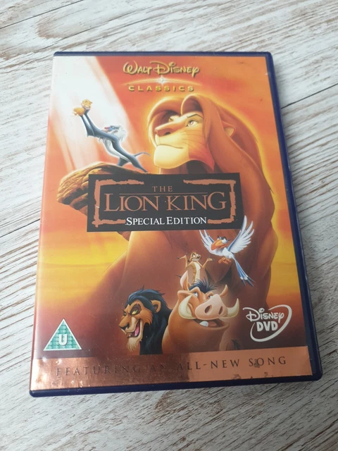 THE LION KING (Special Edition) DVD (2003) 2 DISCS Animation Action ...