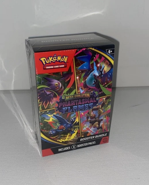 POKEMON CARDS - Mega Evolution Phantasmal Flames - BOOSTER BUNDLE BOX ...