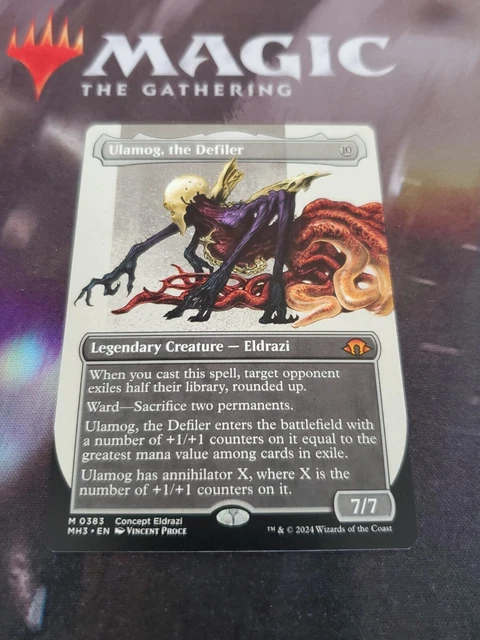 MTG. ULAMOG LE défiler. Borderless. Modern Horizons 3. Pack frais EUR ...