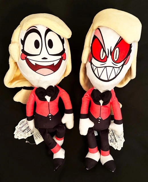 HAZBIN HOTEL: SHARKROBOT Plushies (Pilot Era) - Charlie + Demon Charlie ...