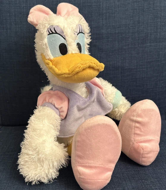 DISNEY PARKS ORIGINAL Daisy Duck Plush Toy 18" Stuffed Animal Doll ...