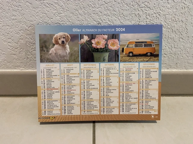 CALENDRIER ALMANACH DES postes 2024 EUR 5,00 - PicClick FR