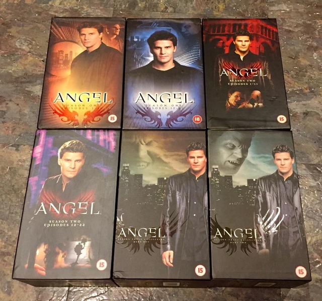 VINTAGE ANGEL VHS Boxset Complete Series 1 2 3 Videos Buffy The Vampire ...
