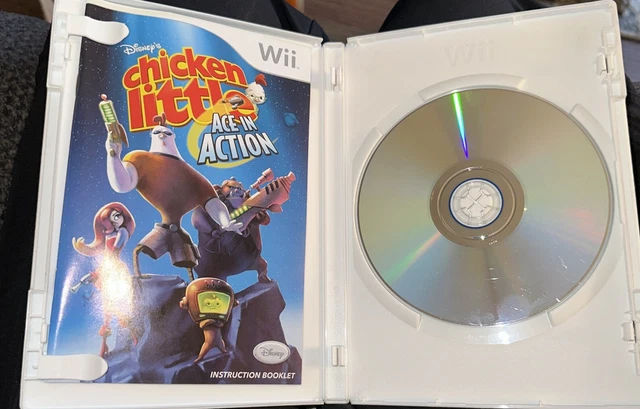DISNEY'S CHICKEN LITTLE ACE IN ACTION (Nintendo Wii) GAME COMPLETE with ...