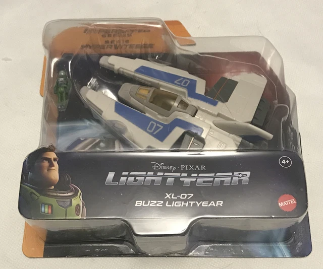 DISNEY PIXAR LIGHTYEAR Hyperspeed Series XL-07 Rocket Ship & Mini Buzz ...