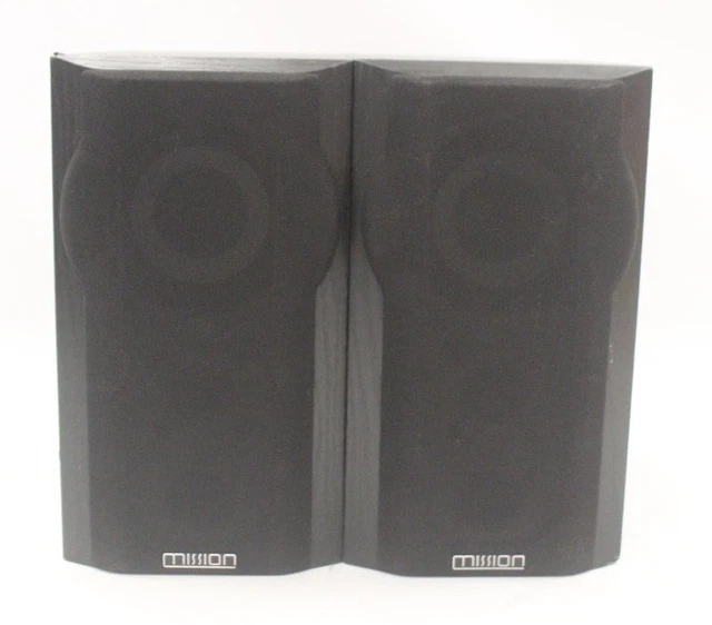 PAIR OF MISSION DM7 Bookshelf Speakers 2-Way 8 Ohms In Black - S98 £9. ...