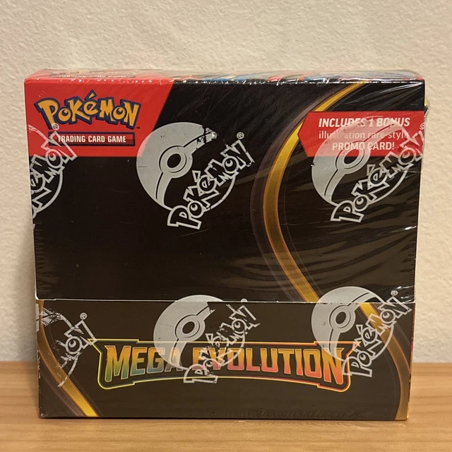 POKEMON TCG MEGA Evolution Enhanced Booster Box - 36 Packs + Promo - Sealed New $450.00 ...