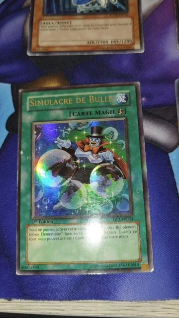CARTE YU-GI-OH! SIMULACRE De Bulle DP1-FR024 1ère édition Ultra Rare card EUR 11,00 - PicClick FR