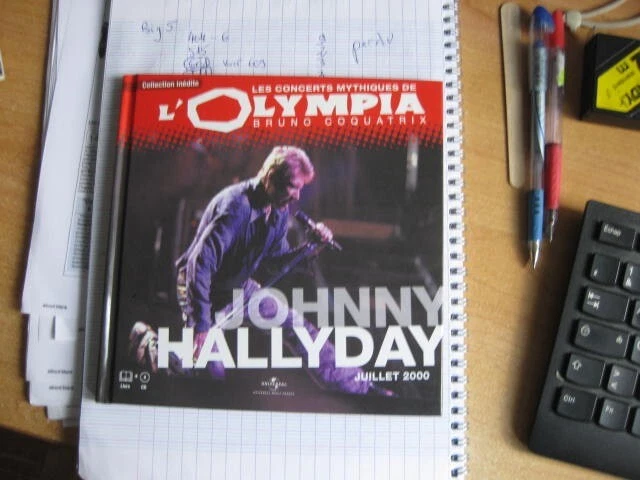 CD JOHNNY HALLYDAY OLYMPIA JUILLET 2000 AVEC LIVRET EUR 5,00 - PicClick FR