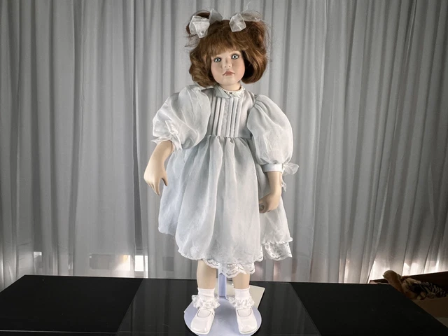 UTE KASE LEPP Porcelaine Poupon de Collection Poupée 62 Cm. État Parfait EUR 111,40 - PicClick FR