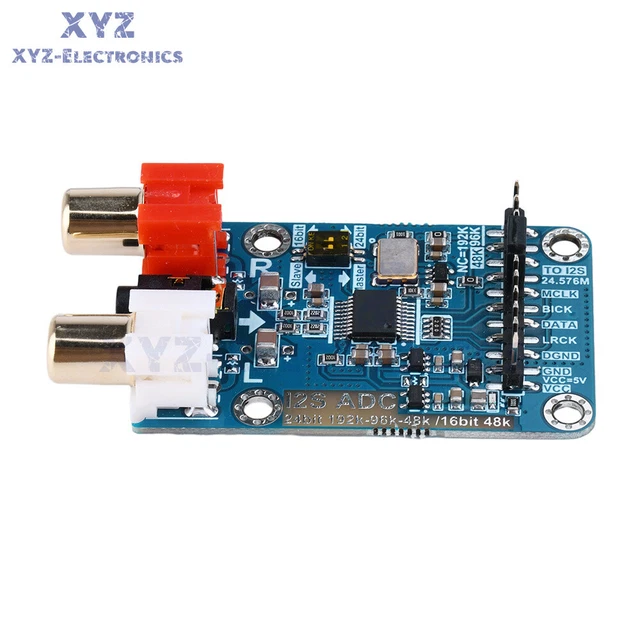 I2S ADC AUDIO I2S Capture Card Module Master Slave Mode Development ...