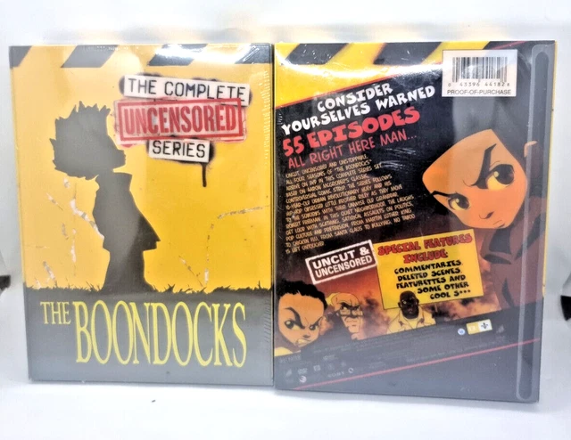 1/4 THE BOONDOCKS Uncensored Collection Season 1-4 Complete Series DVD ...