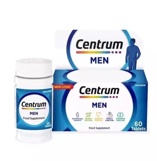 CENTRUM MEN MULTIVITAMIN & Mineral Tablets 60 Tablets Free & fast ...