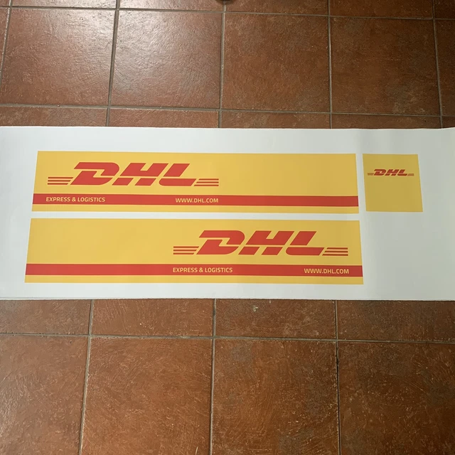 TAMIYA 14TH SCALE Reefer Box DHL Trailer Decals Sticker 1/14 Kit £25.00 ...