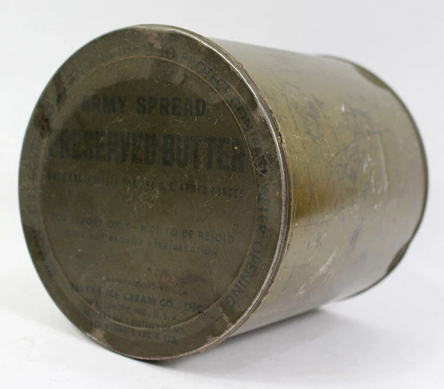 RATION US &PRESERVED butter" - US ARMY WW2 (matériel original !) EUR 89 ...