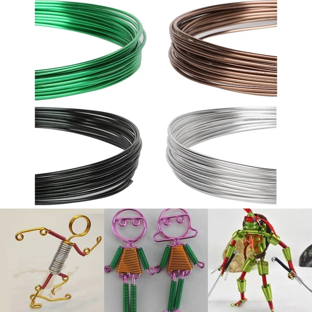 FILS DE BONSAÏ flexibles et robustes aluminium anodisé pour artisanat ...