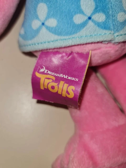 DREAMWORKS TROLLS POPPY Plush Doll 30cm Genuine product with CE tag £7. ...