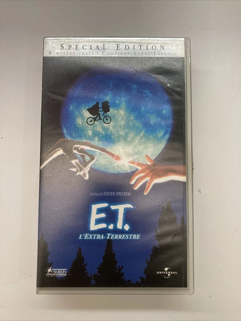 VHS FILM E.T. ET L'EXTRA-TERRESTRE 2002 SPECIAL EDITION Spielberg 📼 no ...