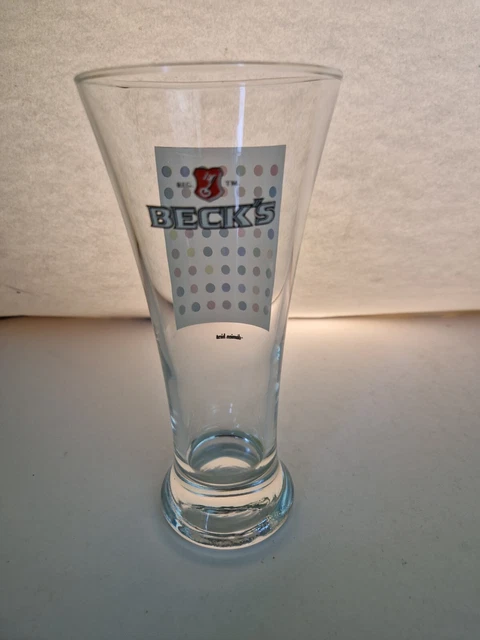 BECK'S DAMIEN HURST OPIUM SPOTS limited edition beer glass £10.41 ...