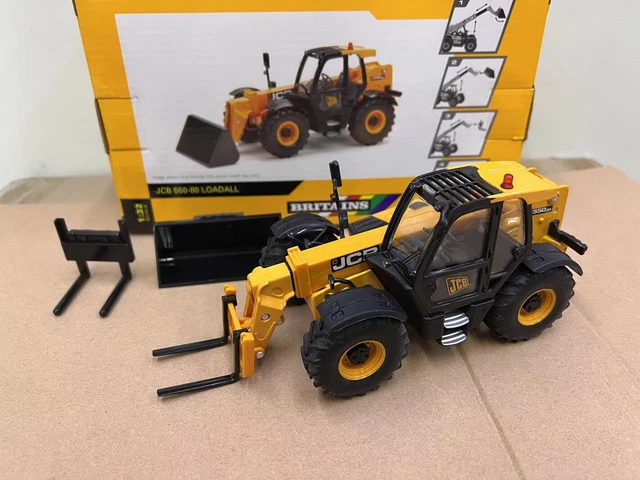 BRITAINS 1/32 SCALE JCB 550-80 Loadall Diecast Car Model Toy Gift NIB £ ...