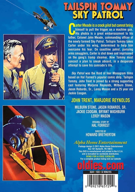 TAILSPIN TOMMY: SKY Patrol (DVD) John Trent Marjorie Reynolds (US ...