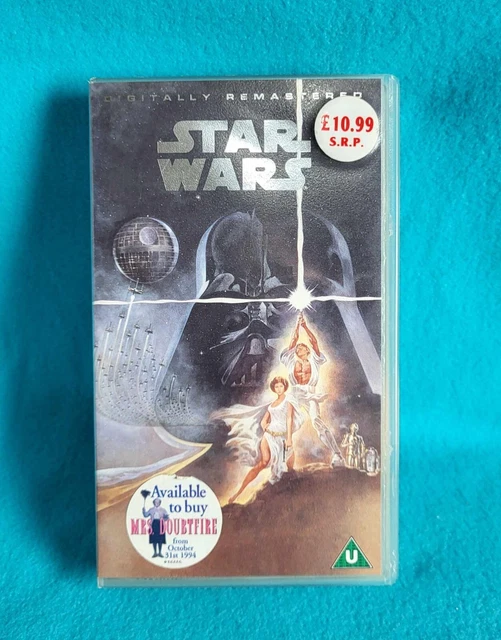 STAR WARS DIGITALLY Remastered VHS Video Tape, Comes With Some Original ...