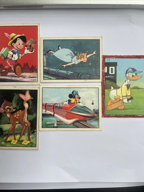 ANGLO CONFECTIONERY WALT Disney Characters Cards 1971 - X 5 £3.31 ...