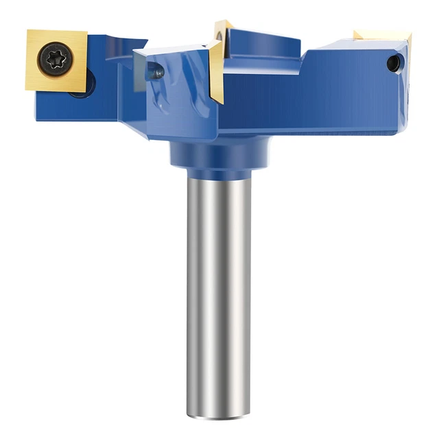 CNC SPOILBOARD SURFACING Router Bit 1/2"Shank Carbide Insert Slab ...