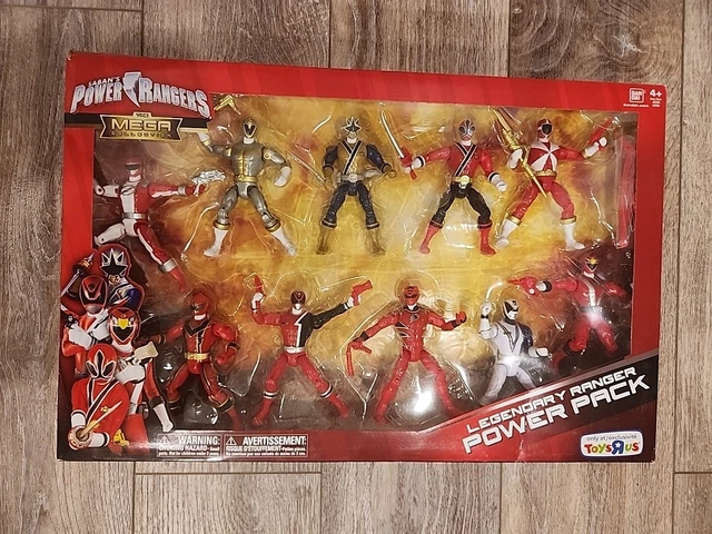 POWER RANGERS MEGA Collection Legendary Ranger 10 Figure Power Pack ...