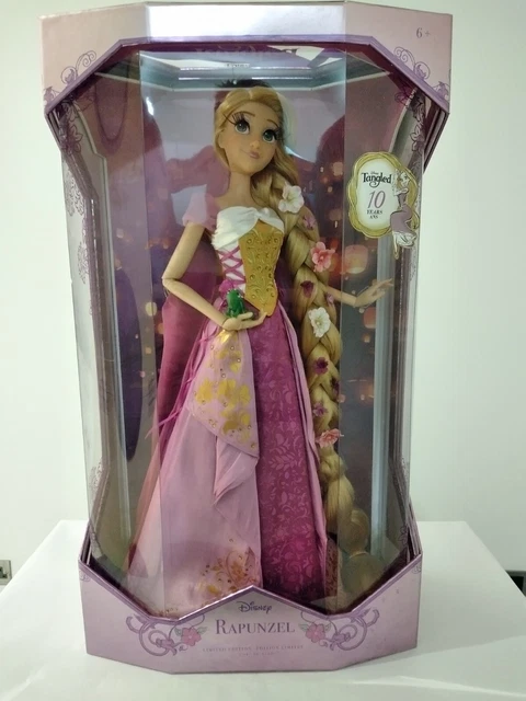 Disney Store Rapunzel Pascal Limited Edition Doll Tangled 10th