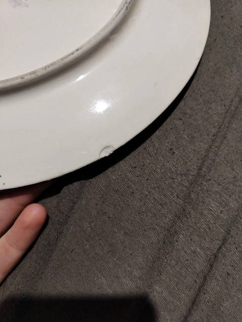 BUTTERFLY DECOR WALL Plate Earthenware Painting. Made In Spain Hand ...