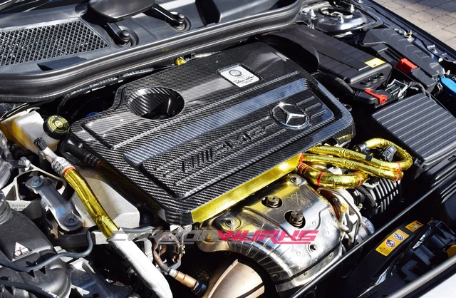 MERCEDES BENZ FULL Replacement Carbon Fibre Engine Cover A45 CLA45 ...