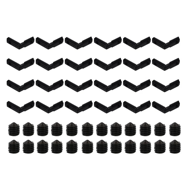 26 PCS STAFFE Per Mensola Nere Nero Mensole Libreria Ripiano Staffa EUR ...