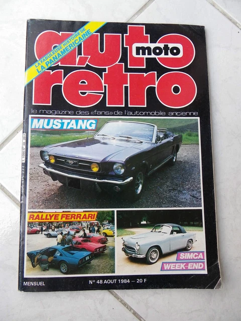MAGAZINE AUTO RETRO No 48 Ford MUSTANG Simca Weekend Chrysler 300 ...