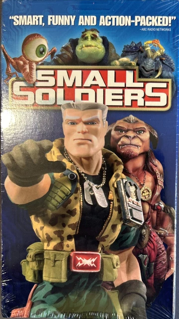 SMALL SOLDIERS VHS Video 1998 DreamWorks Brand New Sealed Slip Cover ...