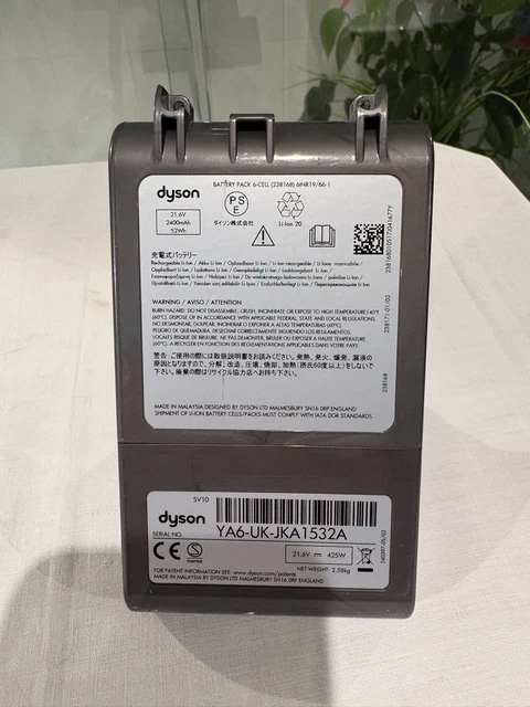 ONE GENUINE DYSON V8 TYPE D Battery FLASHES RED ON CHARGING - DEAD NOT ...