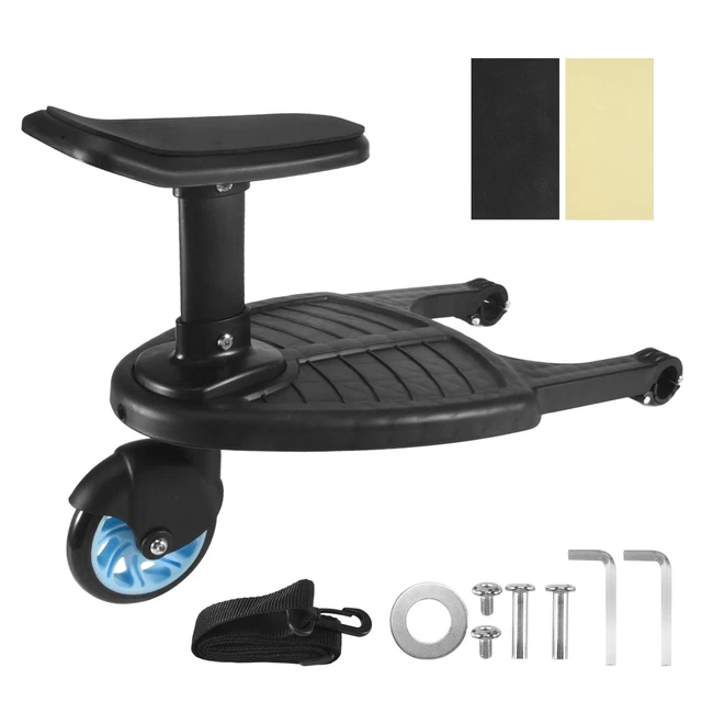 BABY STROLLER WHEELED Board Kids Wheel Board Stroller Step Stand Ride ...